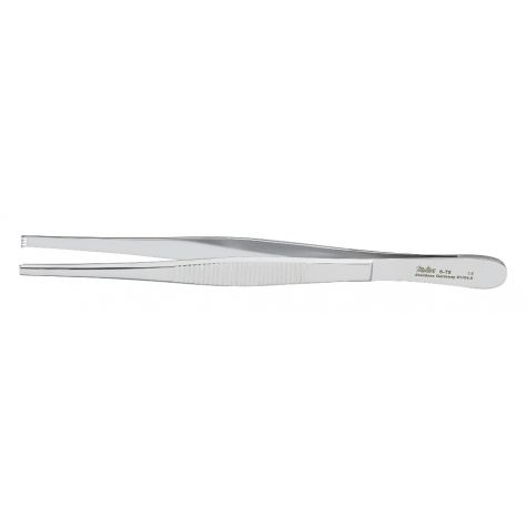 Miltex Tissue Forceps, 6, 3X4 Teeth, Serrated Handles
