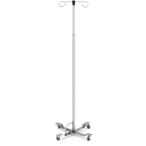 IV Pole Foot Operated 4-Leg Stand Welded Base